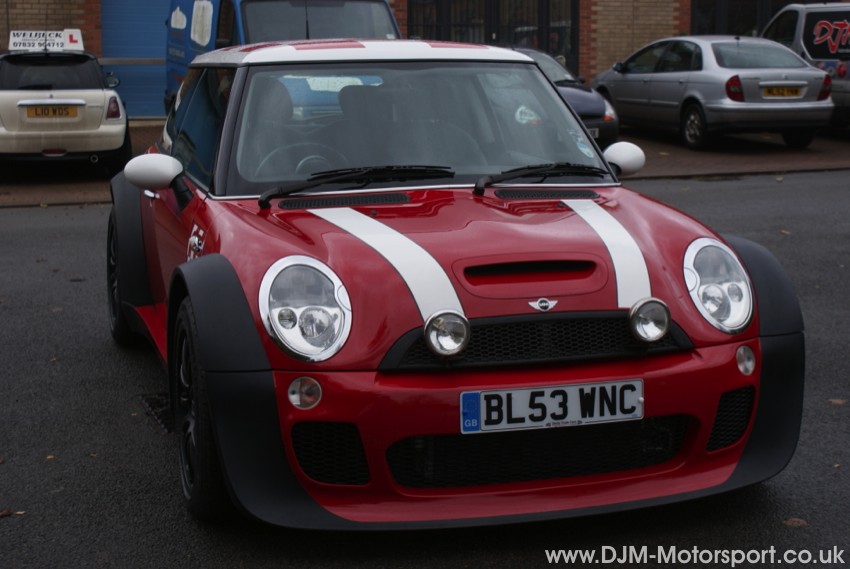 DJM Motorsport ||Mini Worx Long wheelbae, wide arch mini Cooper S